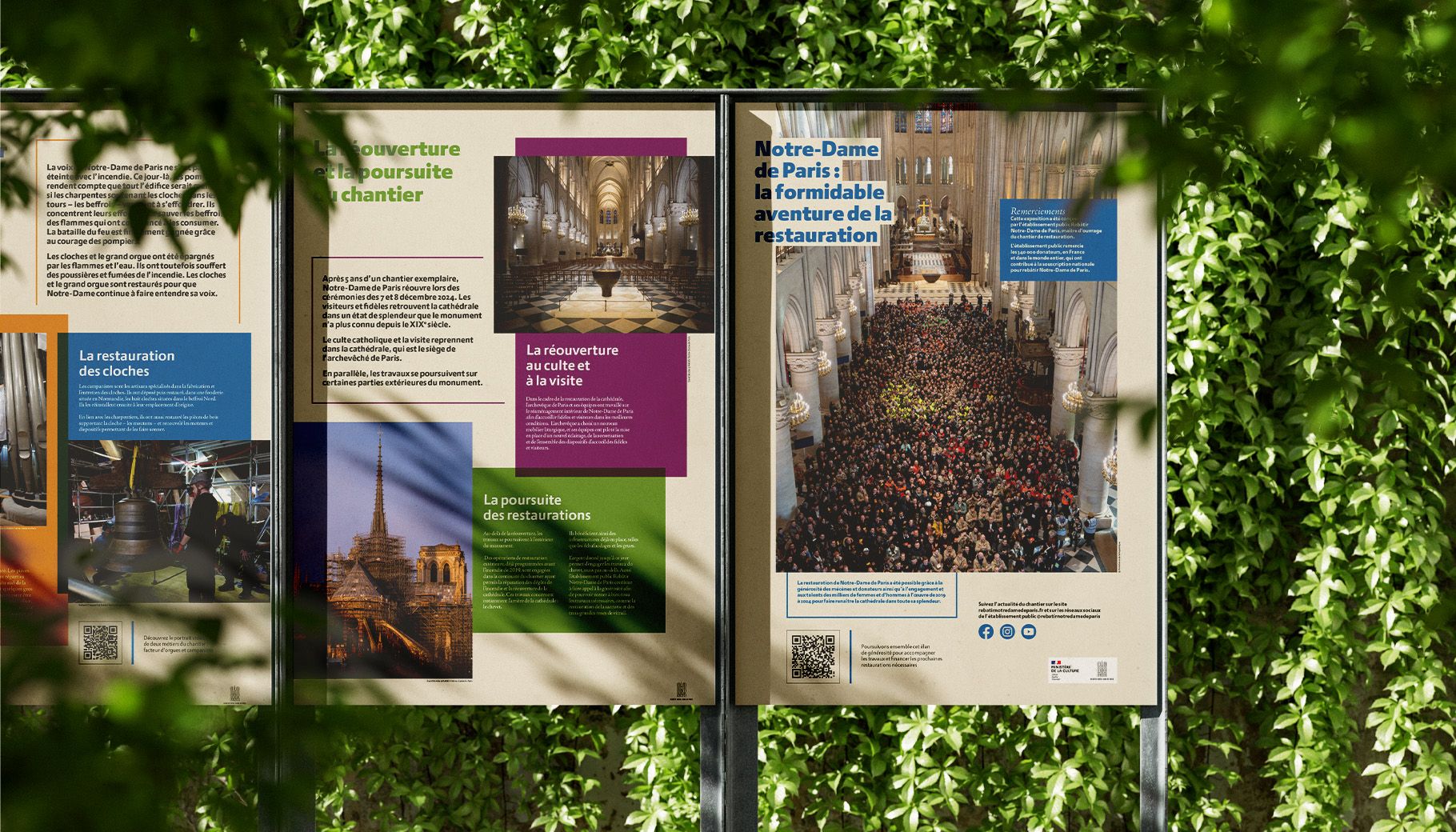 Rebâtir Notre-Dame de Paris - Exposition posters "Notre-Dame de Paris ...